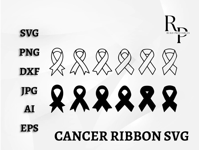 Cancer Ribbon Svg Cancer Awareness Svg Breast Cancer Svg - Etsy