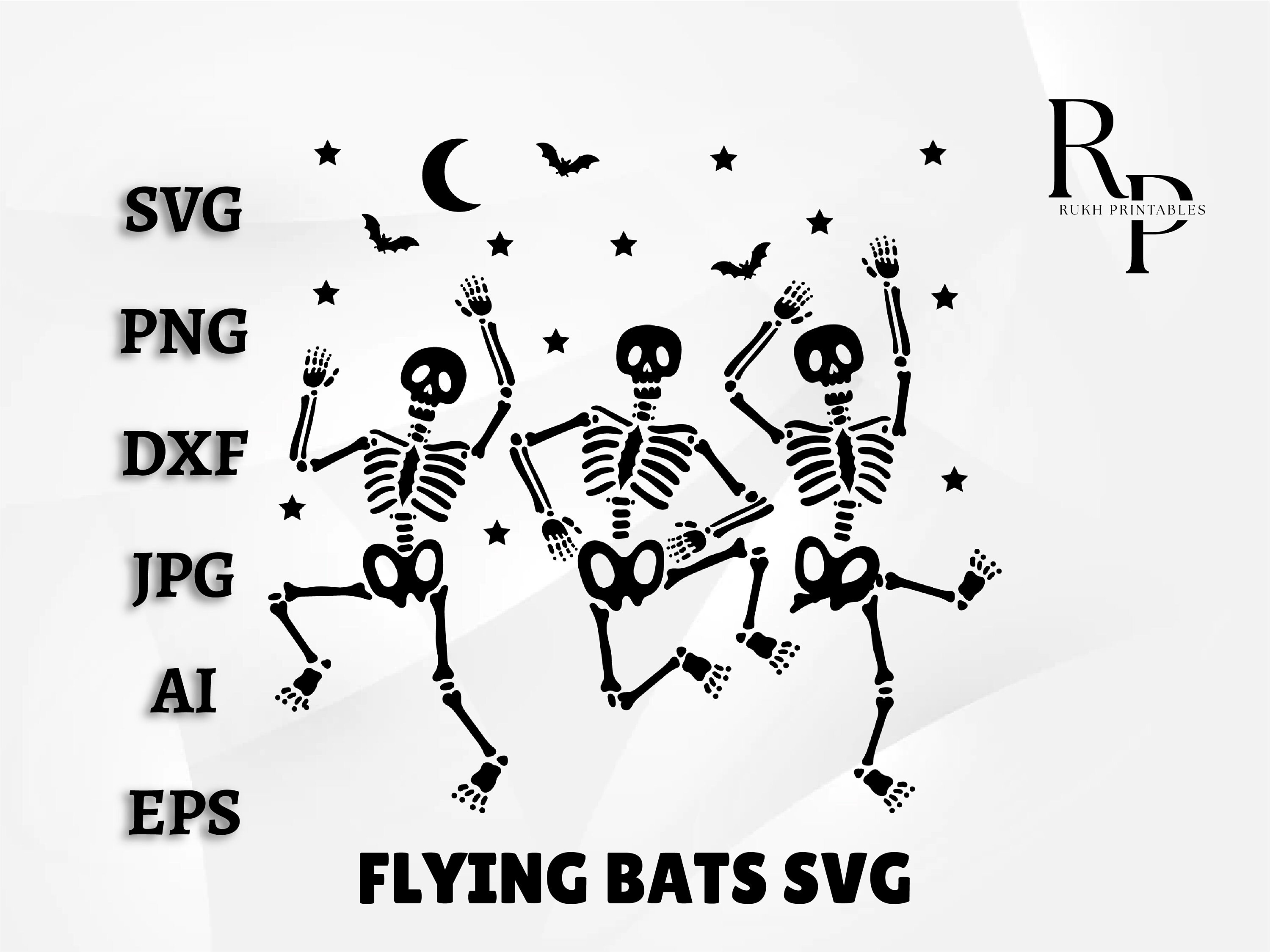 Dancing Skeleton Svg Halloween Skeleton Svg Skeleton Dance Svg Spooky ...