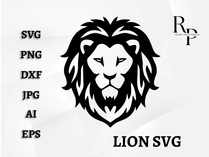 Lion Face Svg Lion Head Svg Lion Svg Lion King Svg Leo Svg Lion Mascot ...