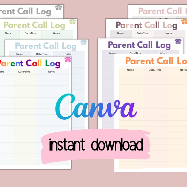 Planner Canva Template - Etsy