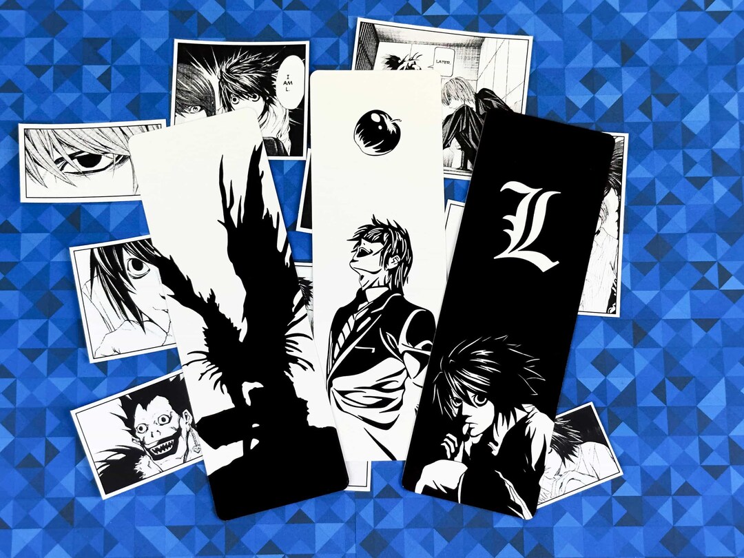 Supernatural Book Anime Bookmark Manga Bookmarks Black & White Pick ...