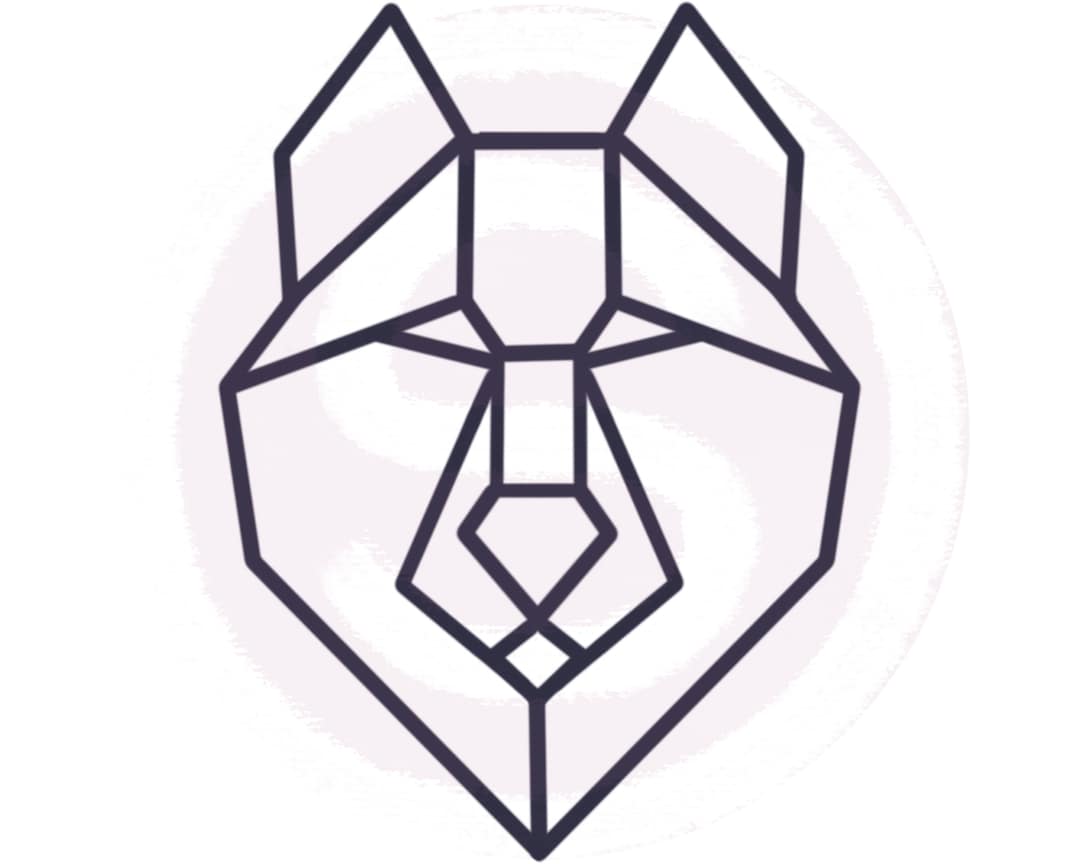 Geometric Line Wolf SVG | JPG | PDF - Etsy