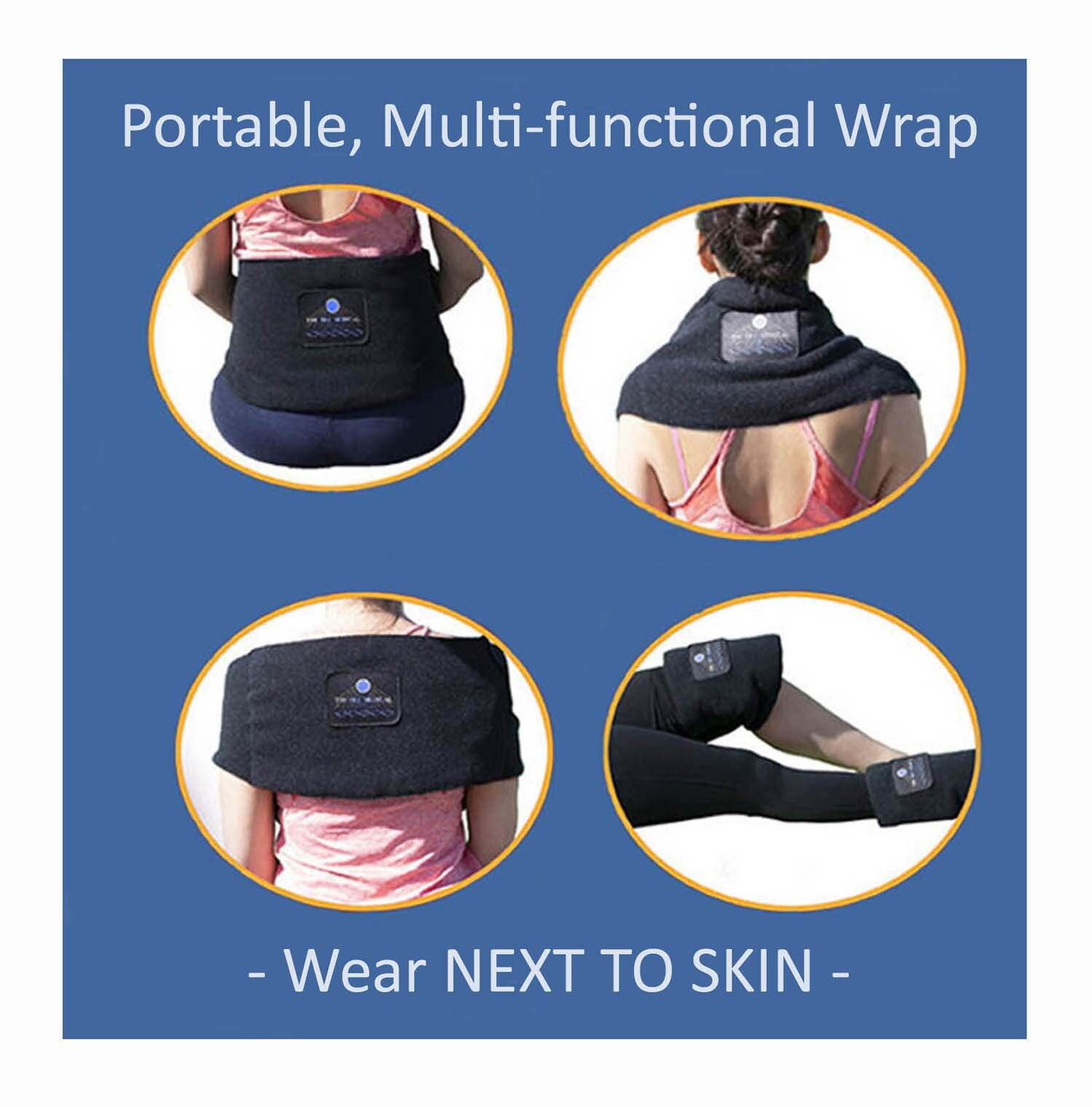 Blue Light Wellness Wrap, Natural Arthritis and Joint Care, Injury and ...