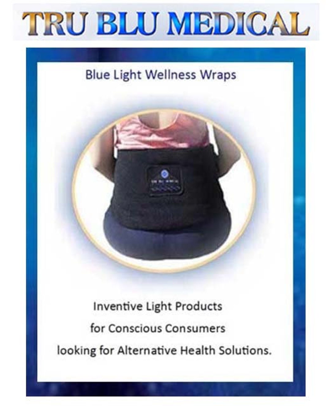 Blue Light Wellness Wrap, Natural Arthritis and Joint Care, Injury and ...