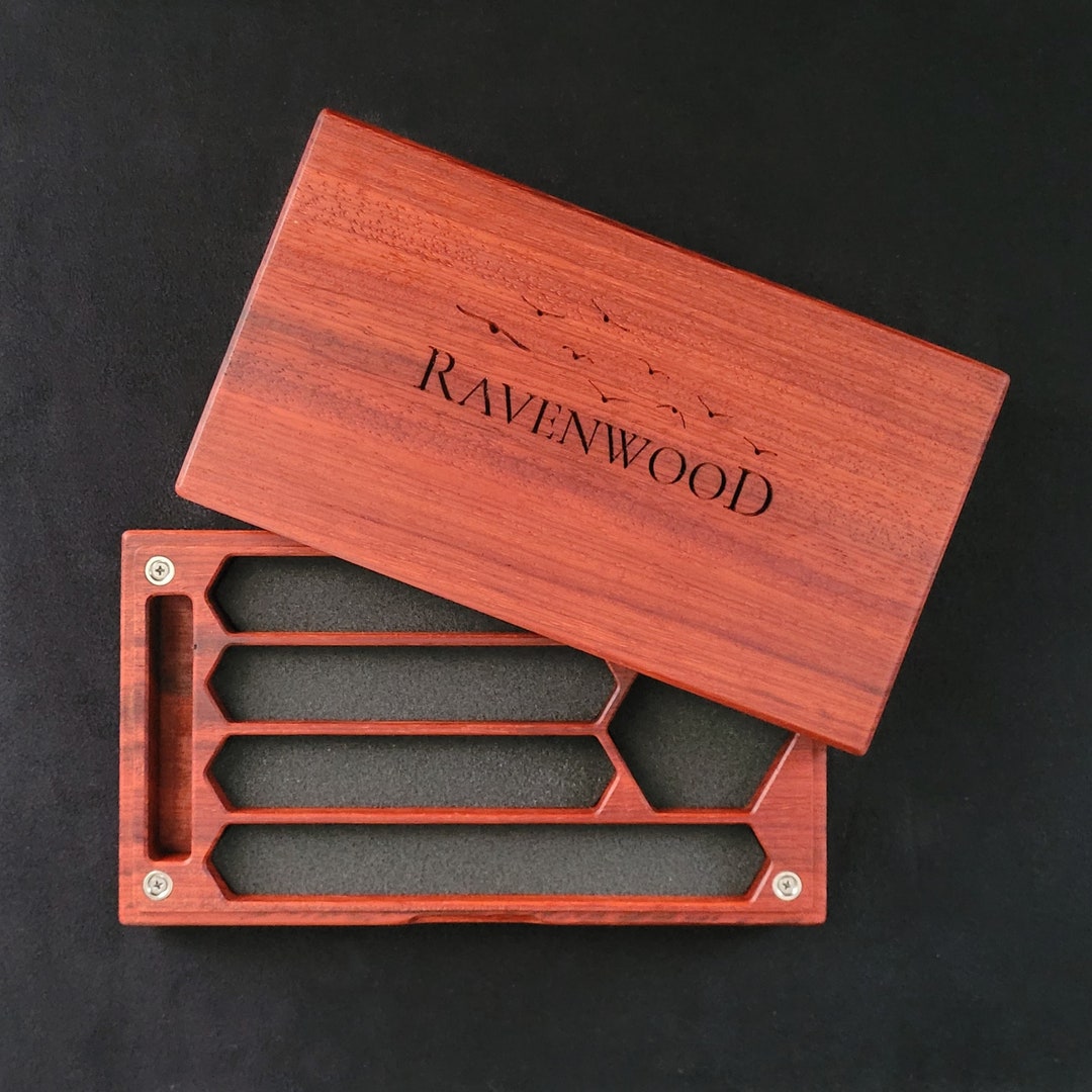 Padauk TITAN Dice Vault Hero RPG Dice Vault Solid Wood Wood Dice ...