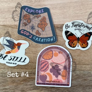 Sticker Pack of Cute Christian Stickers - Christian Bible Verse Sticker ...