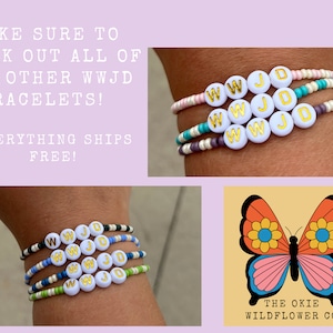 WWJD Bracelets - Cute What Would Jesus Do Bracelets - 90's Style Retro ...