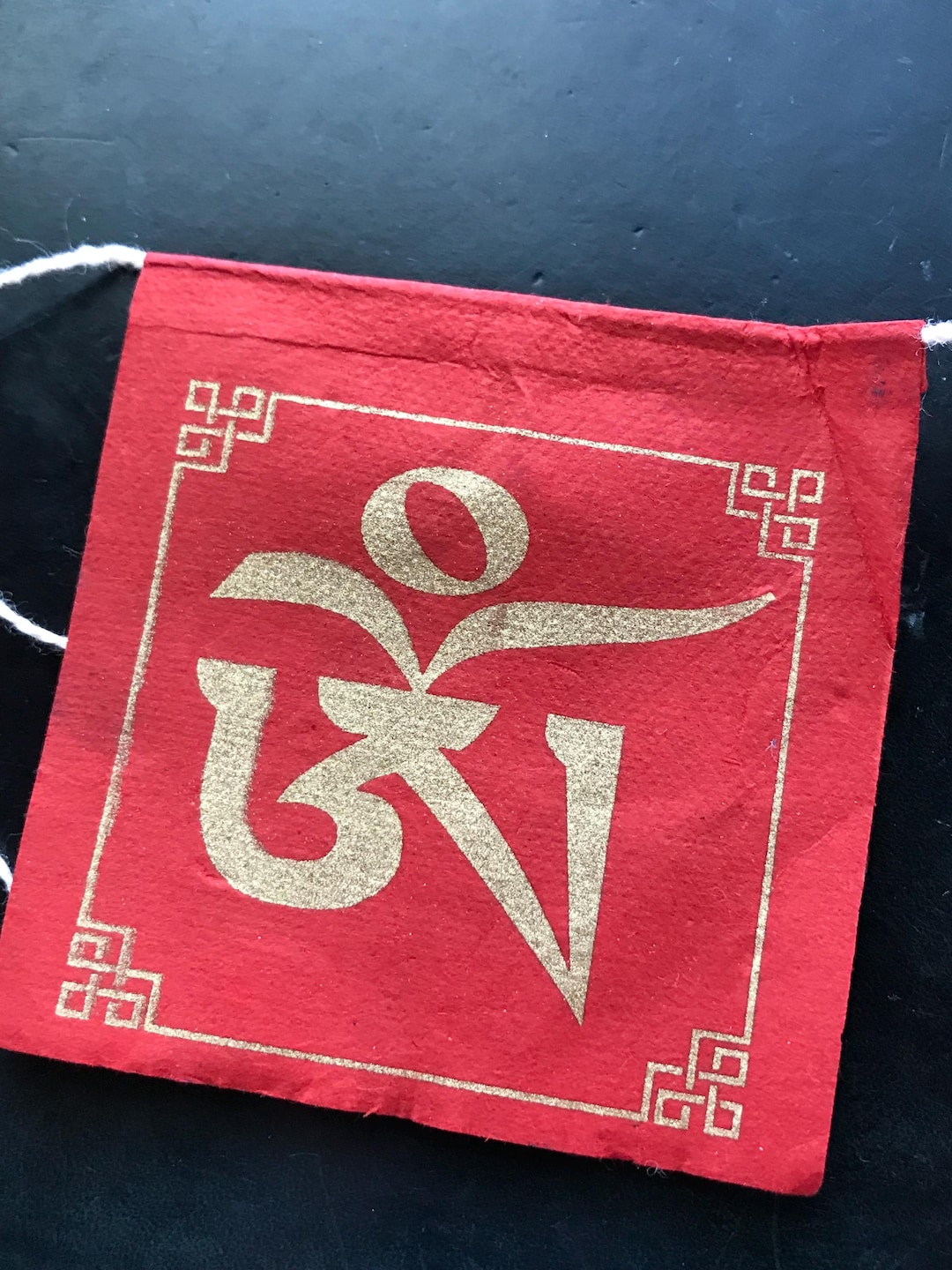 Mini Paper Prayer Flags, Om Mani Padme Hung - Etsy