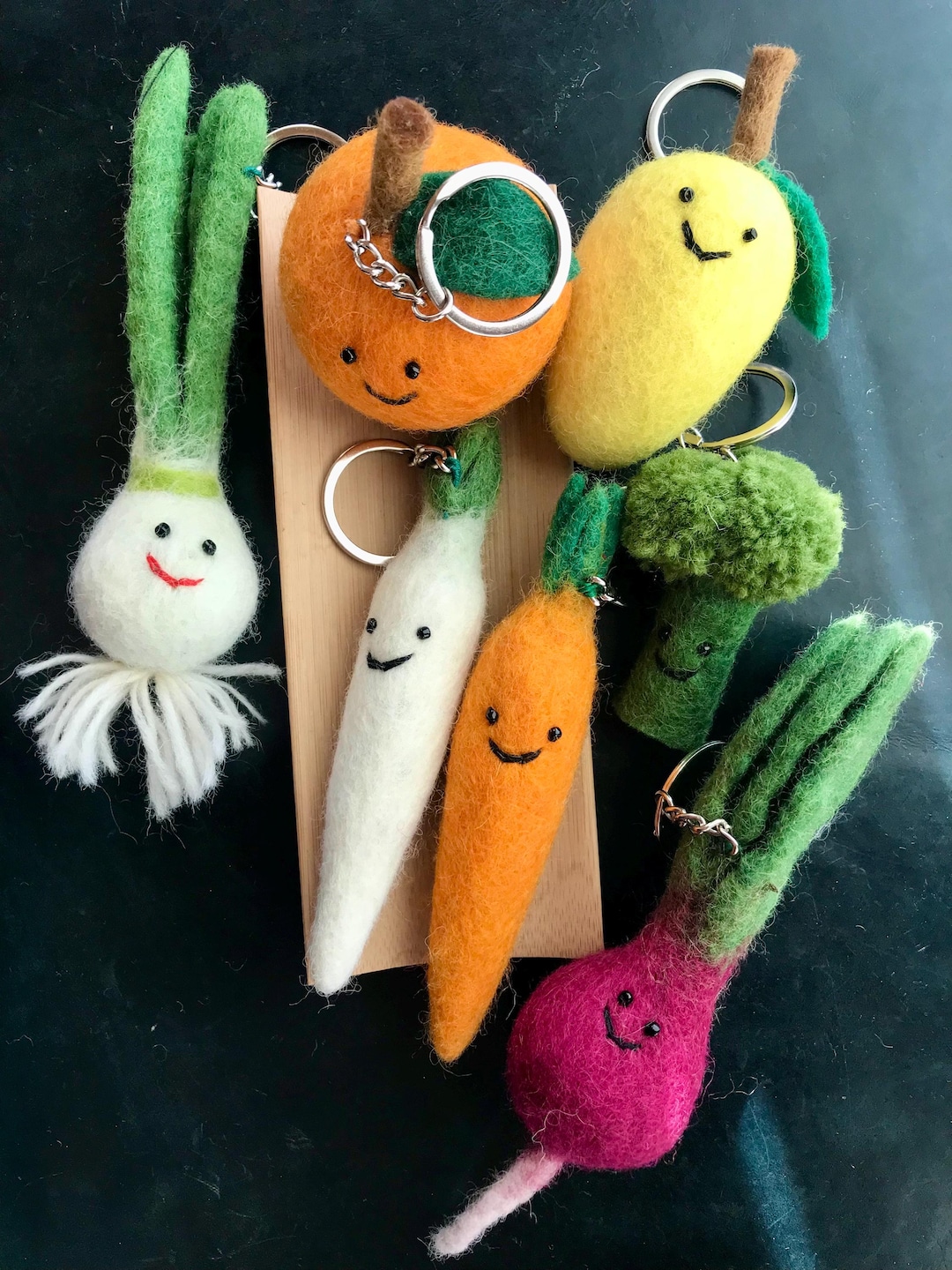 Wool Felt Keychain, Bag Charm - Etsy