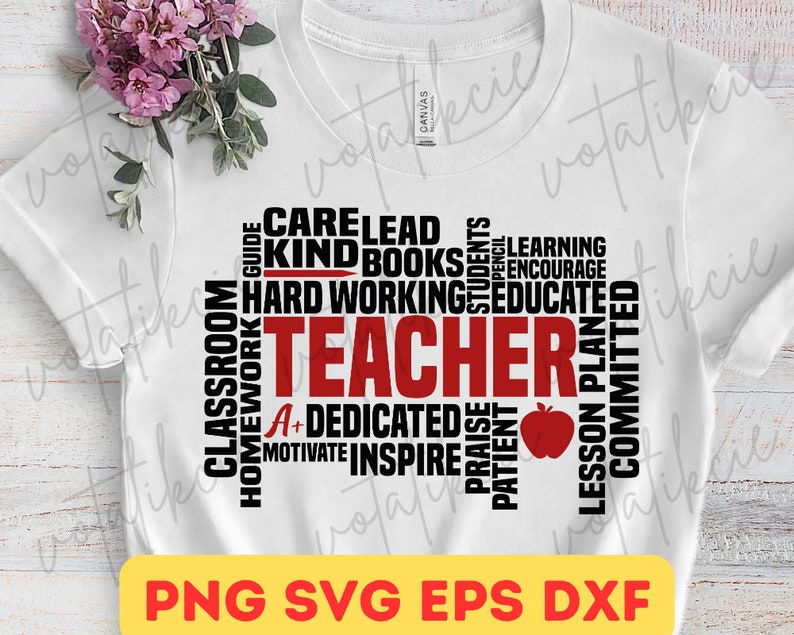 Teacher Svg,teacher Dxf,teacher Eps, Silhouette File,cricut File ...