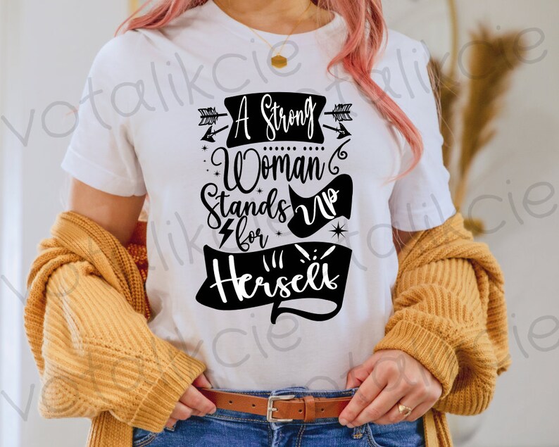 Strong Woman Quote SVG: Inspirational Cricut Files (digital Download ...