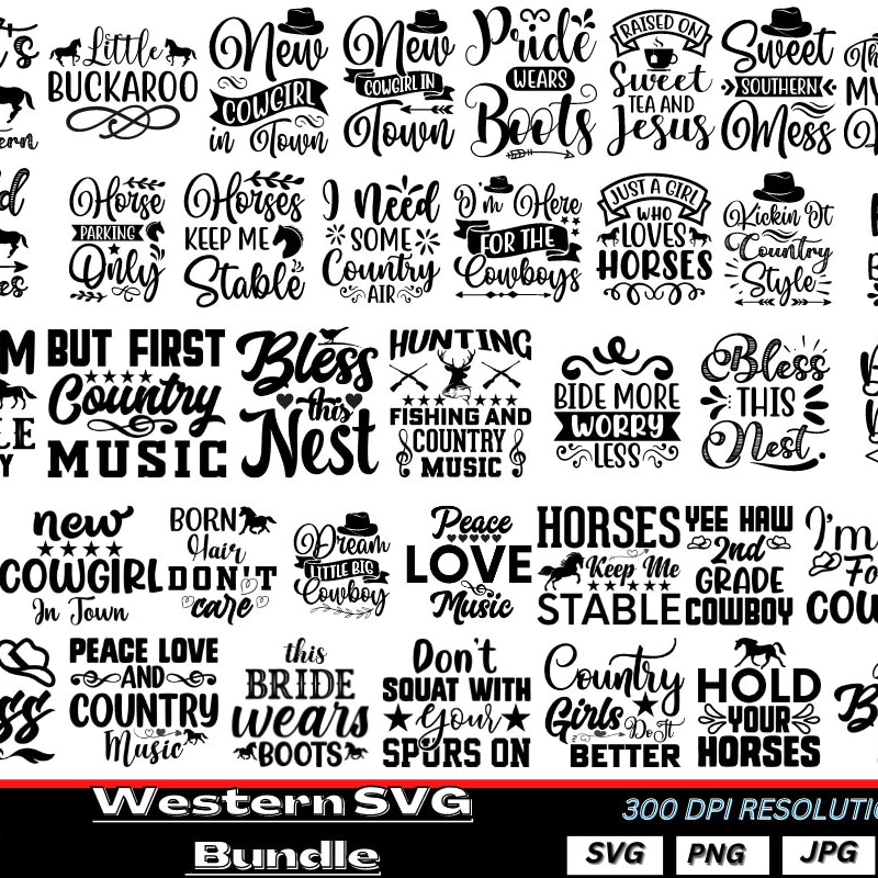 Western Svg - Etsy
