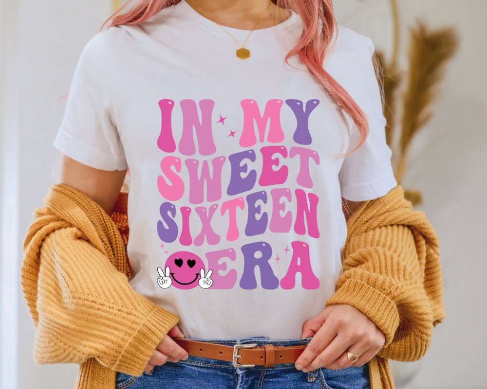 In My Sweet Sixteen Era Svg Png, Sweet Sixteen Era Svg, 16th Birthday ...