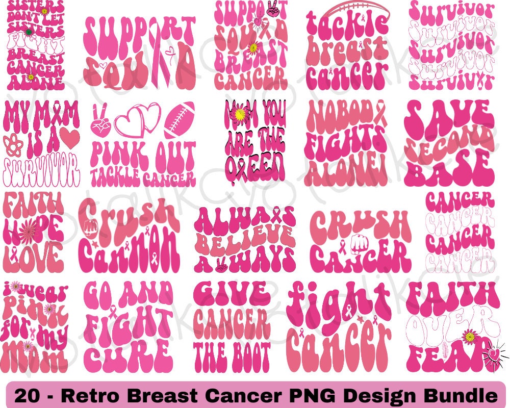 Breast Cancer Bundle Svg, Cancer Awareness Svg, Cancer Ribbon Svg ...
