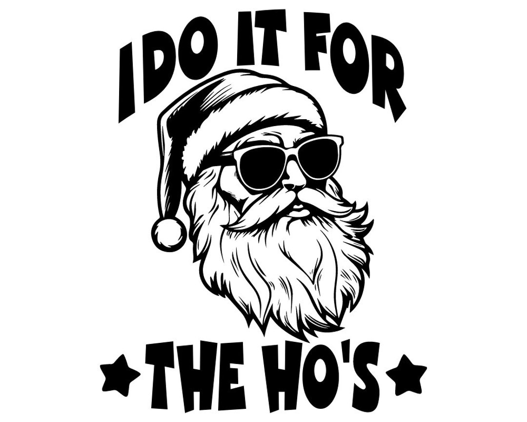 Funny Santa Claus Svg: Retro Christmas Design (digital Download) - Etsy