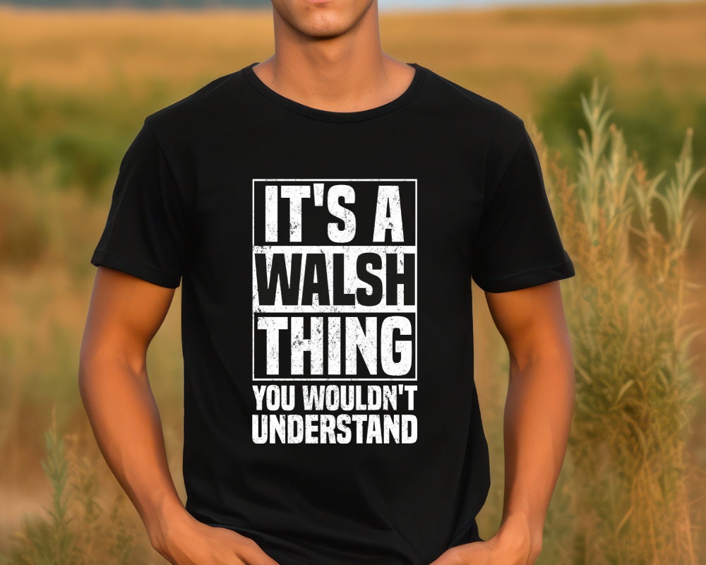 It's a Walsh Thing SVG Design: Family Sign Print (digital Download) - Etsy