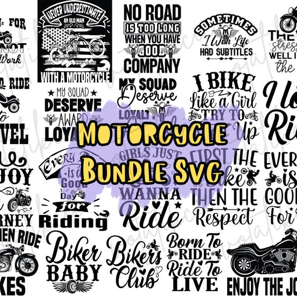 Motorcycle Svg - Etsy