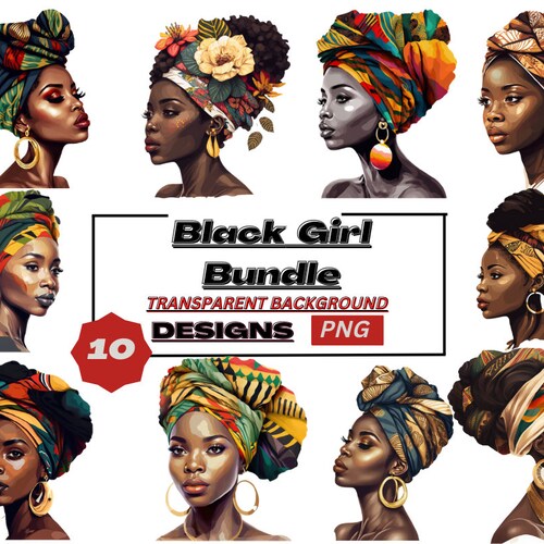Black Girl Sublimation Bundle Afro Girl Black Girl Png - Etsy