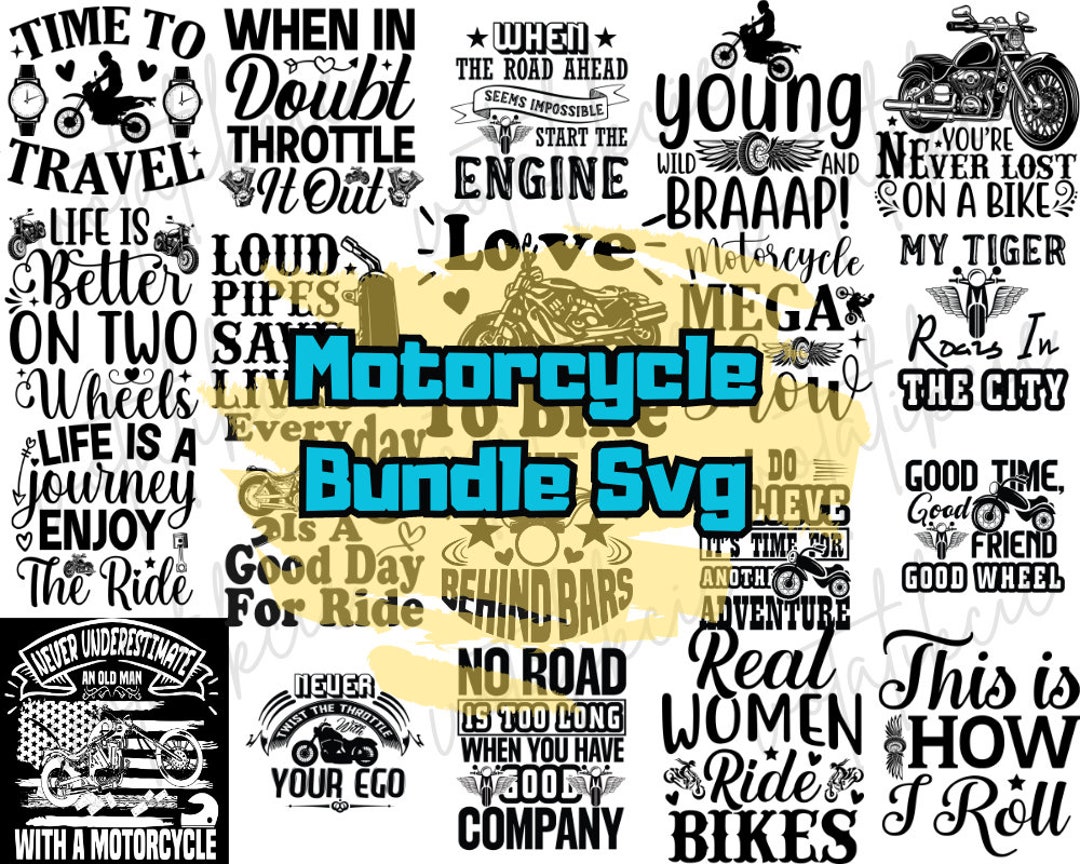 20 Motorcycle Svg, Funny Motorcycle Designs Svg, Funny Motorbike Saying ...