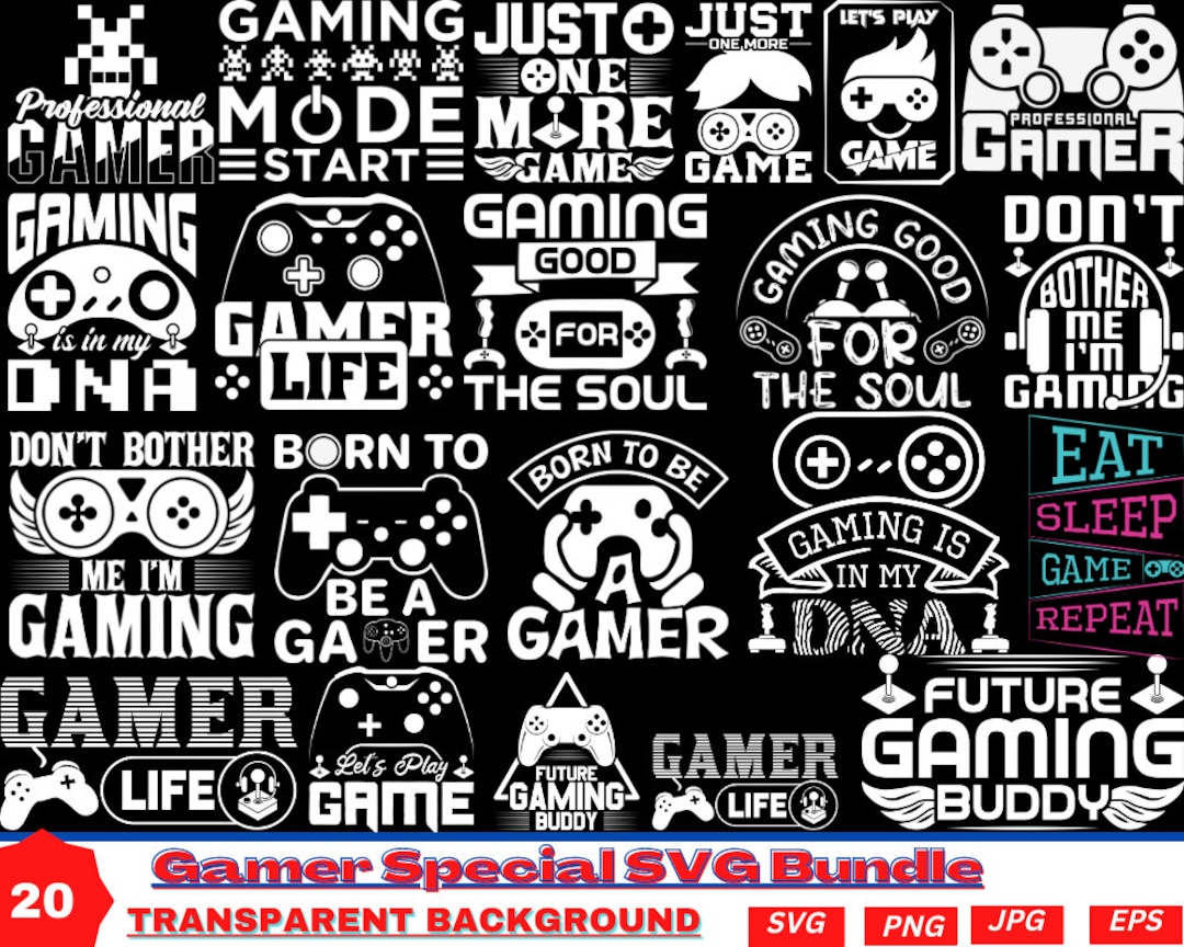 Game Day Svg, Gamer SVG Bundle, Funny Gamer SVG, Video Games Svg, Boys ...