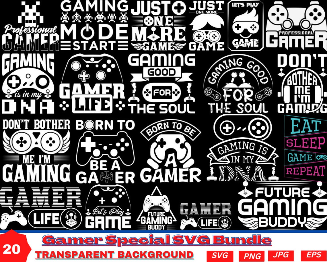 Game Day Svg, Gamer SVG Bundle, Funny Gamer SVG, Video Games Svg, Boys ...