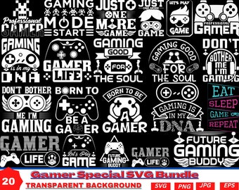 Gamer SVG Bundle, Funny Gamer SVG, Gamer Svg, Video Games Svg, Boys ...