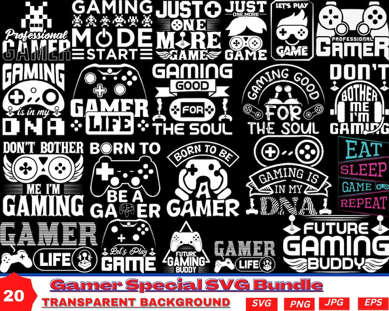 Game Day Svg, Gamer SVG Bundle, Funny Gamer SVG, Video Games Svg, Boys ...