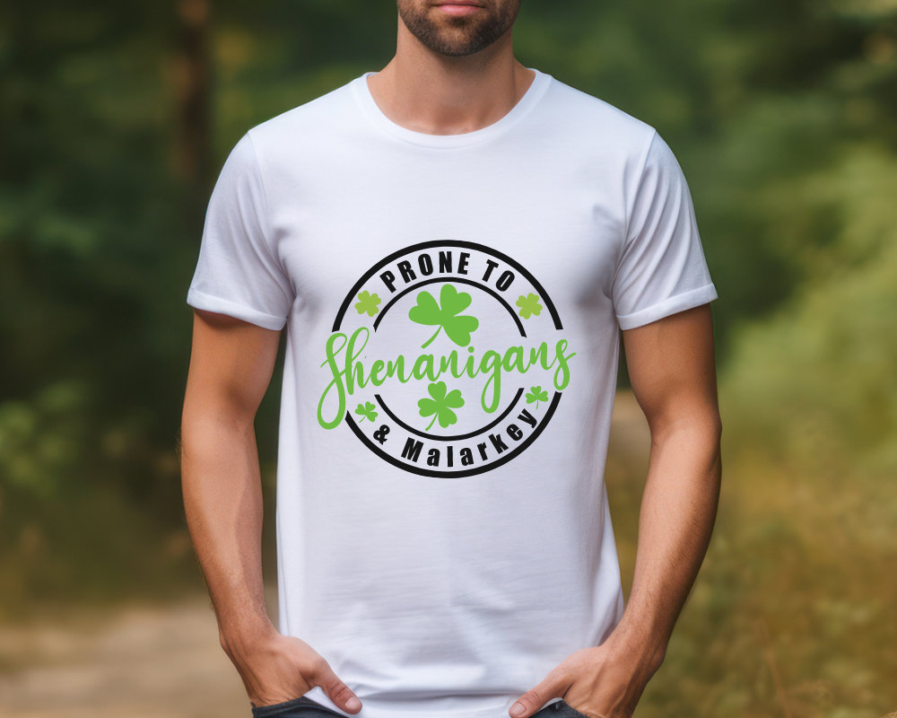 Prone to Shenanigans and Malarkey SVG, Happy St Patrick's Day Svg, St ...