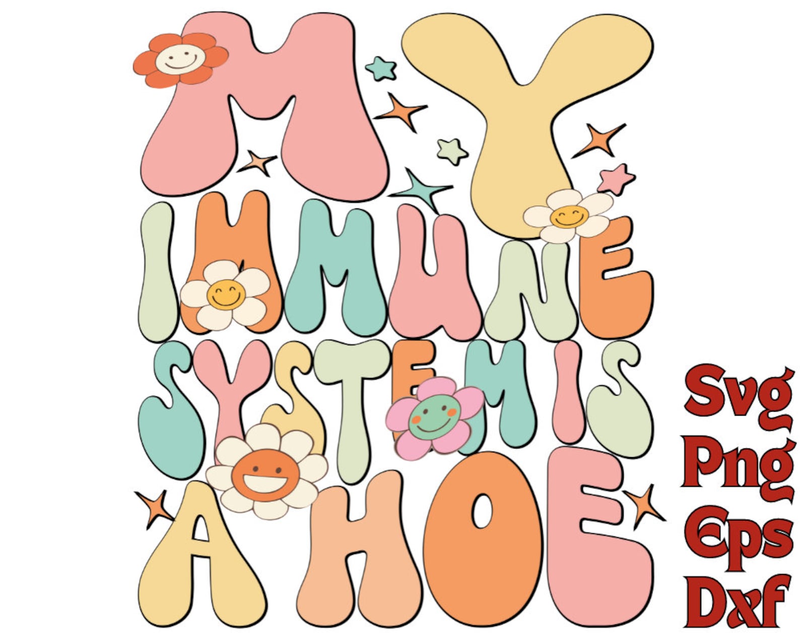 Sarcastic Immune System Design: Funny Chronic Illness SVG (digital ...