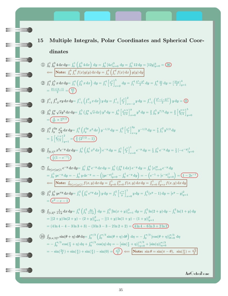 Mathematics/learning Material/practicing/integral/derivative/high ...