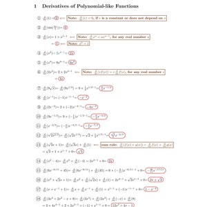 Mathematics/learning Material/practicing/integral/derivative/high ...
