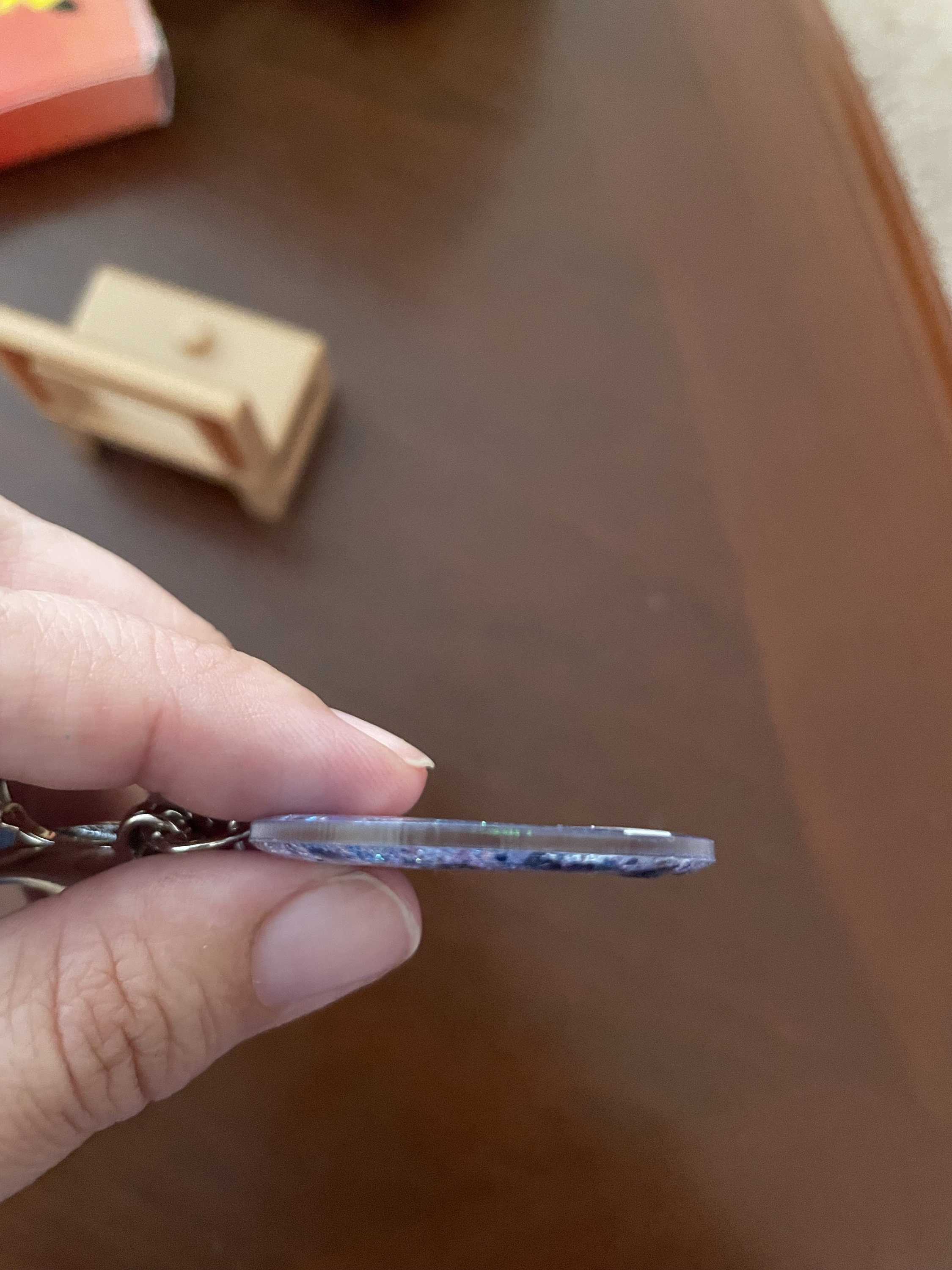 Personalized Glitter Keychain - Etsy