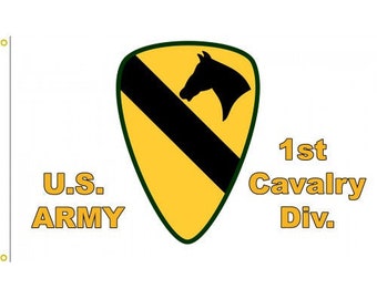 1st Cavalry Division Flag - Etsy