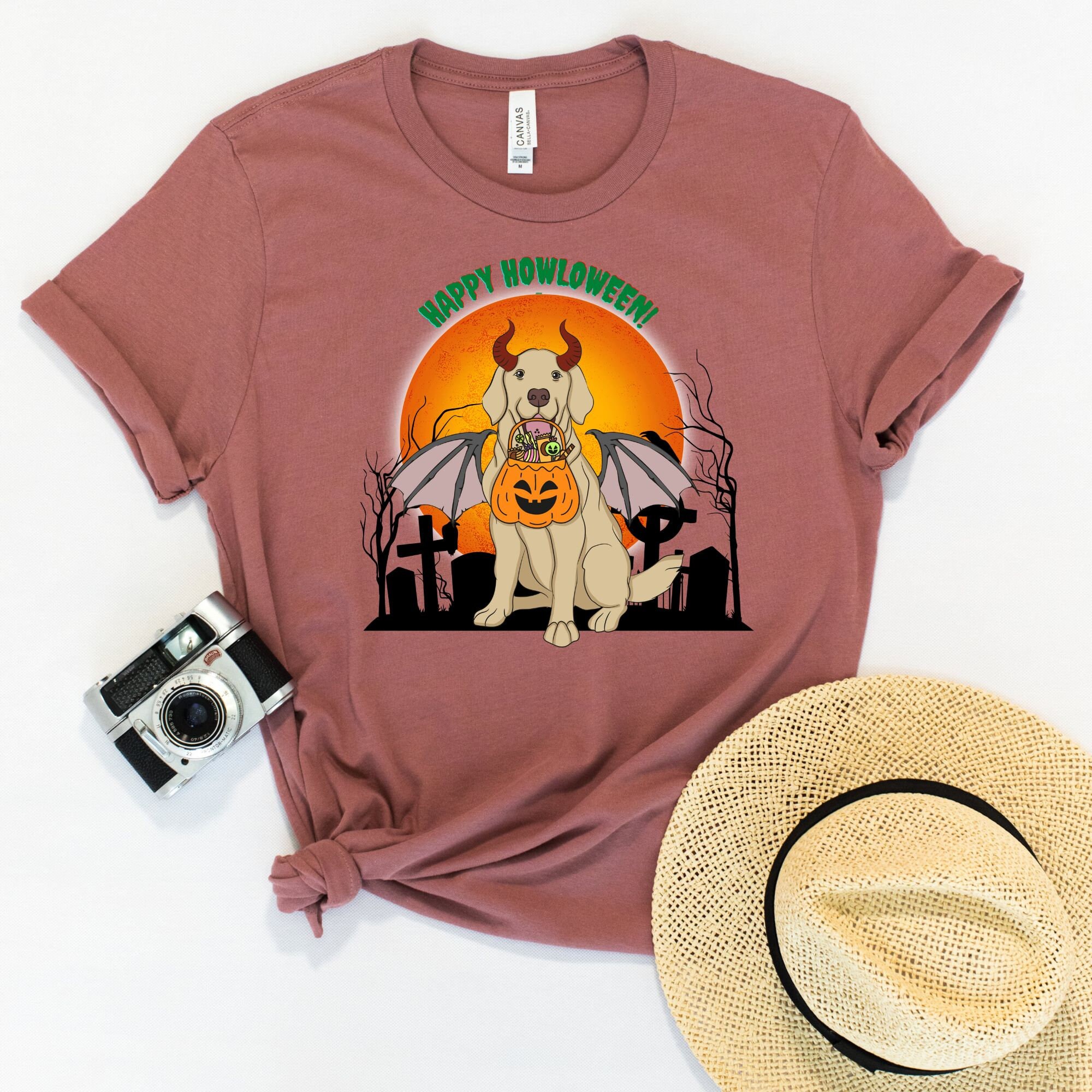Howloween, Lab, Bat, Devil, Candy, Cemetery, Cute Halloween Shirt ...