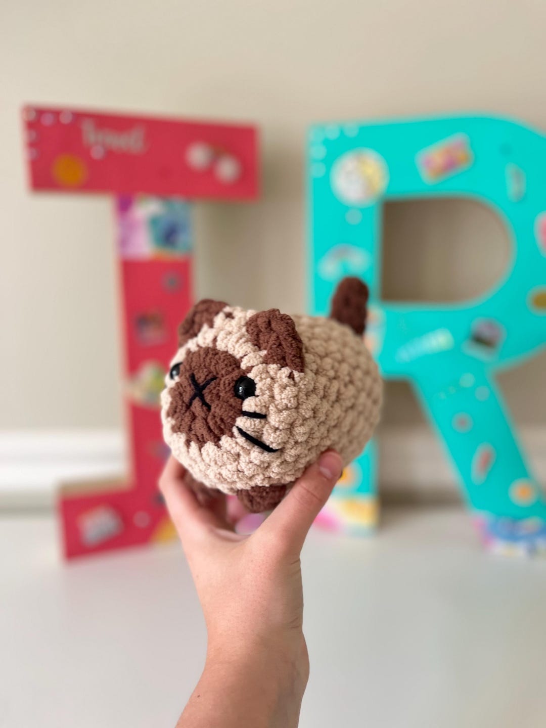 Mini Loaf Cat ~ Siamese ~ Crochet Plushie ~ Shopizzieruth - Etsy