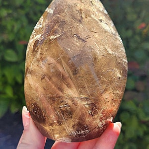 GORGEOUS DARK Brazilian Smoky Quartz Flame A - Etsy