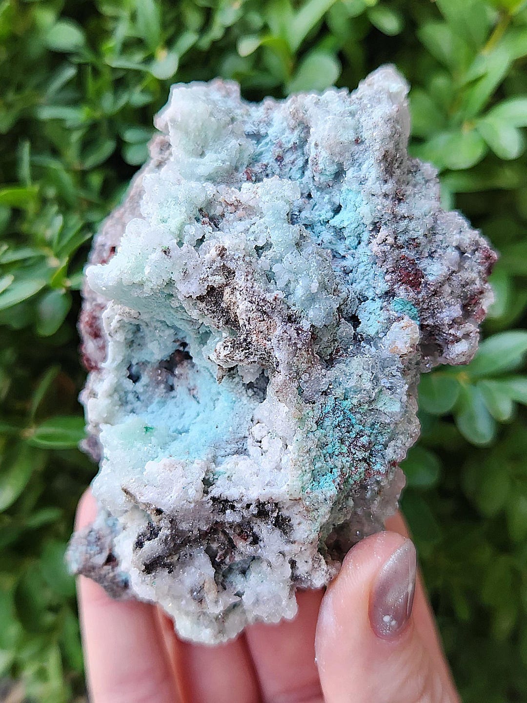 SPARKLE BOMB Aragonite and Blue Copper Raw Crystal B - Gentle Energy - Etsy
