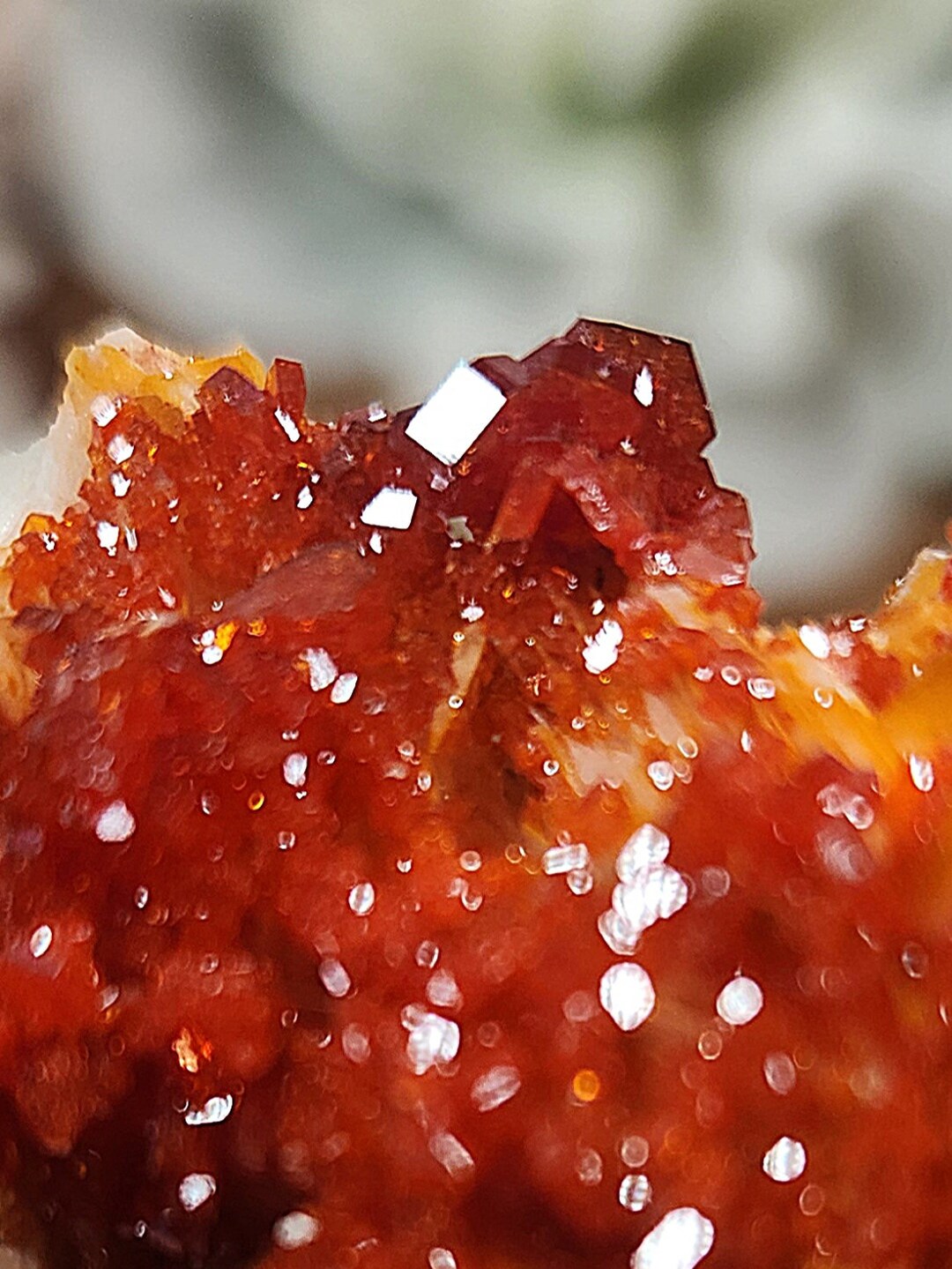 SO GOOD LUSTROUS Raw Vanadinite on Barite A - Etsy