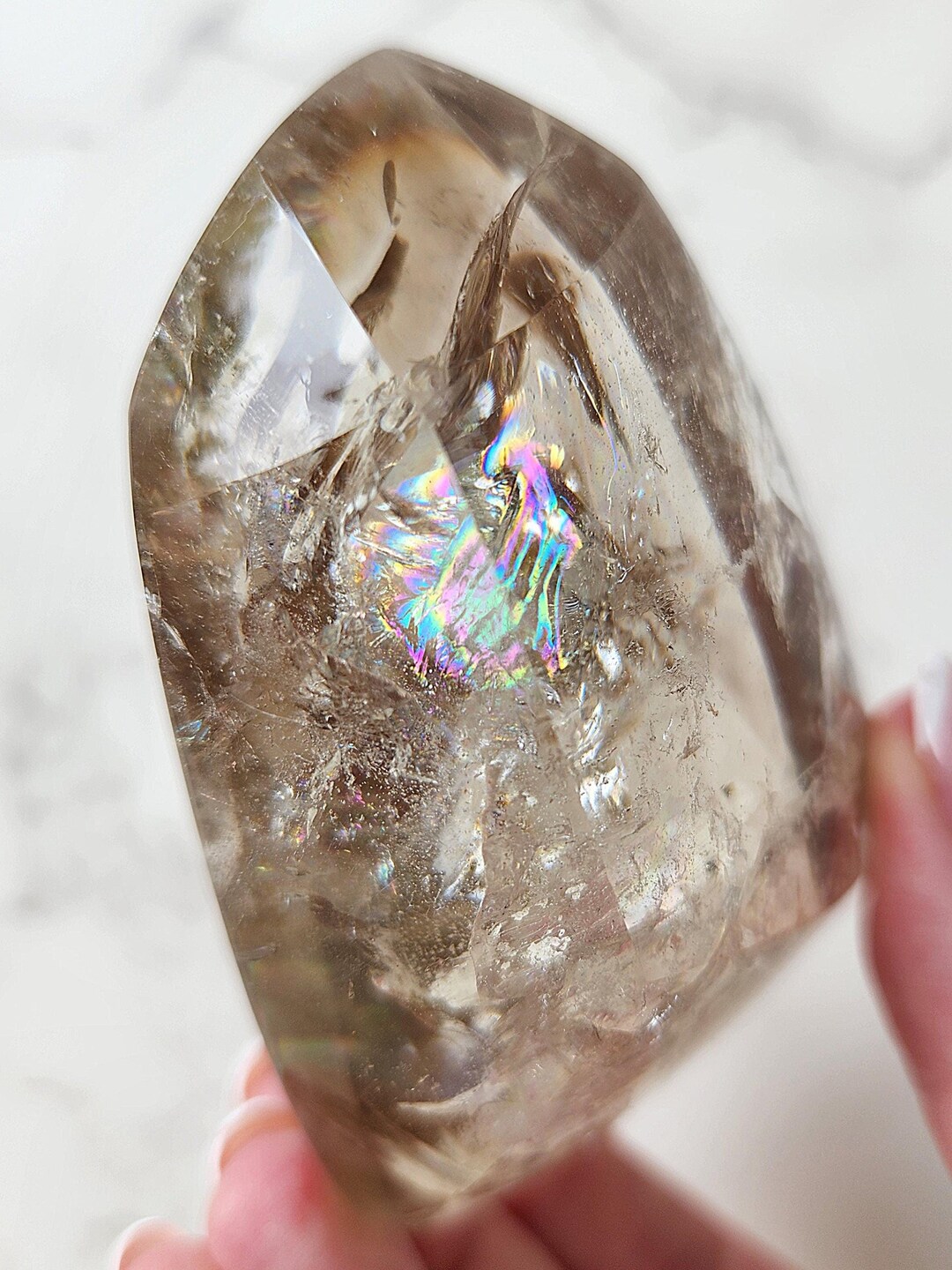 GORGEOUS Citrine Crystal Freeform With Rainbows - Etsy