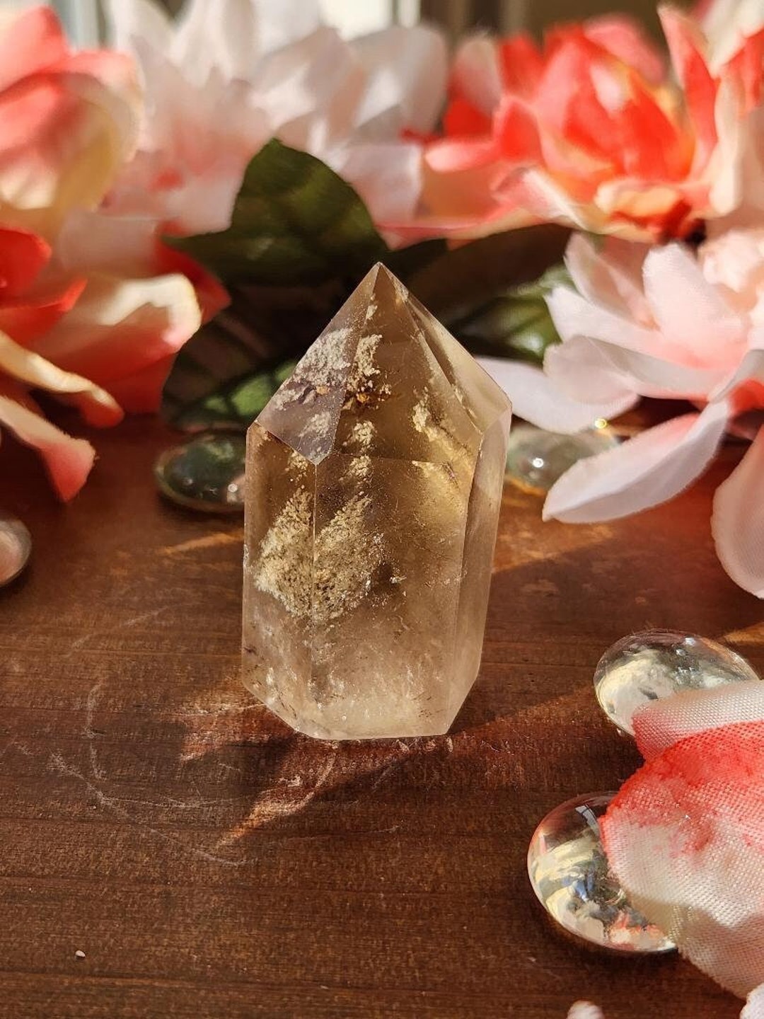 BEAUTIFUL Garden Quartz Tower - Etsy