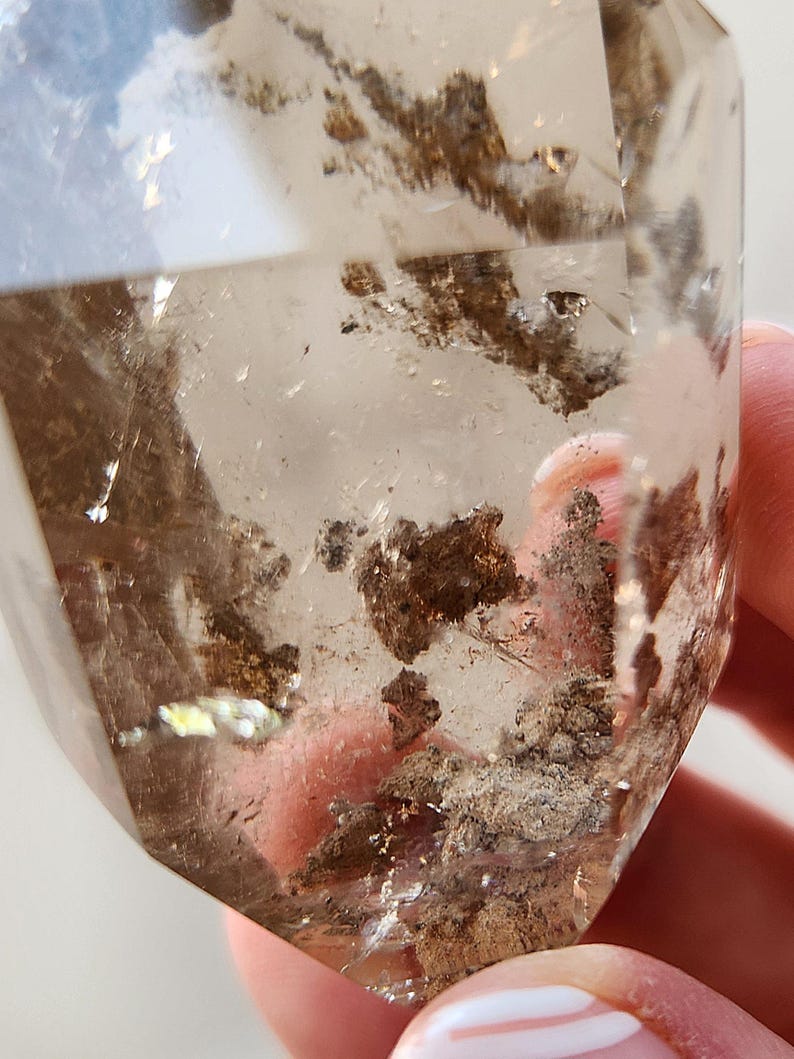 AAA Grade GORGEOUS Smoky Quartz DT W/rutile & Garden Inclusions B - Etsy