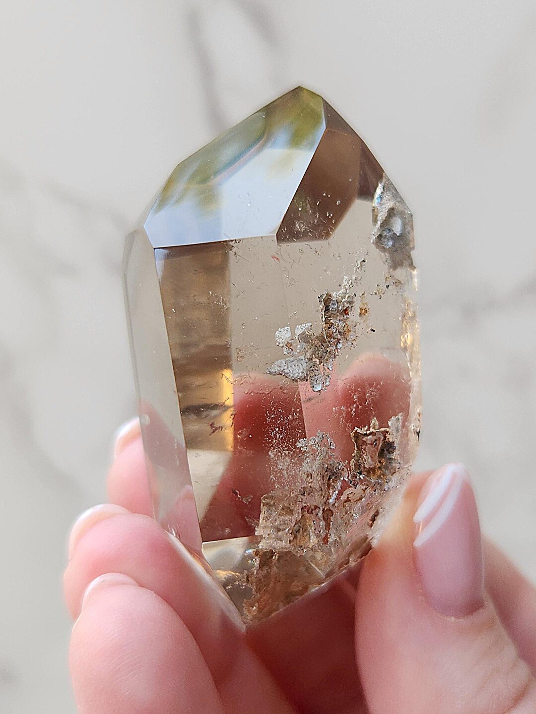 AAA Grade GORGEOUS Smoky Quartz DT W/rutile & Garden Inclusions B - Etsy