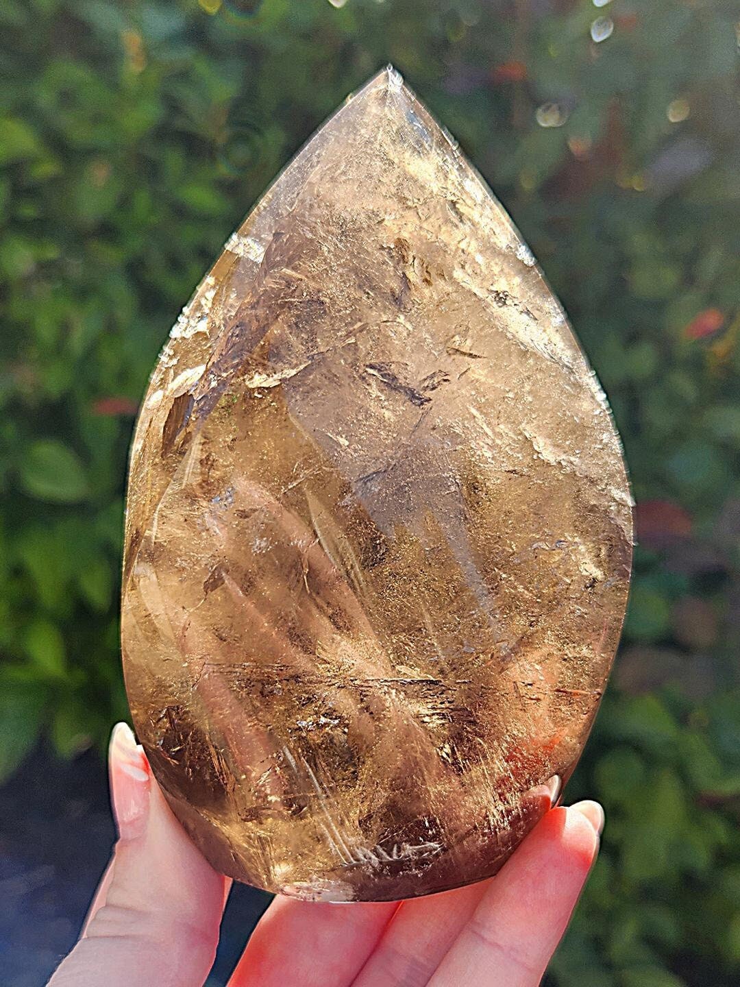 GORGEOUS DARK Brazilian Smoky Quartz Flame A - Etsy