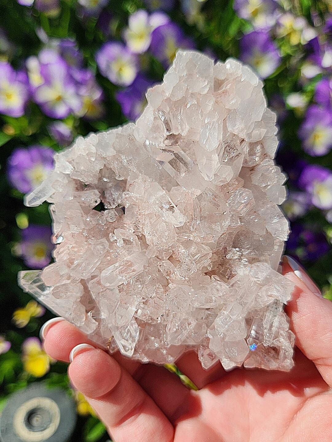 RARE AAA Pink Colombian Lemurian Cluster - Etsy