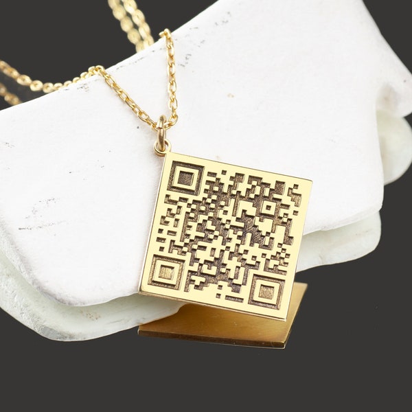 Qr Code Jewelry - Etsy