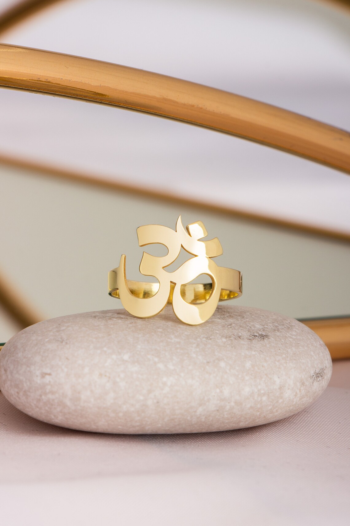 Sterling Silver Om Ring: Spiritual Yoga Aum Symbol Jewelry Christmas ...