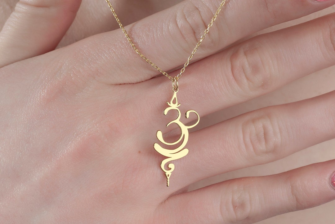 Sterling Silver Breathe Necklace: Yoga Pendant, Chakra Symbol Christmas ...