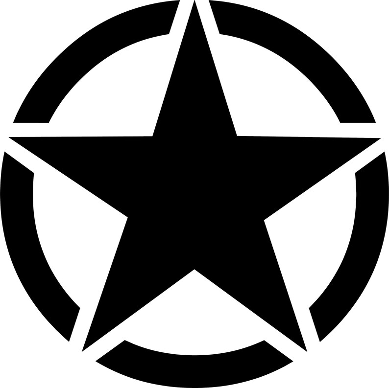 Army Star DECAL/STICKER Buy 2 Get One Free - Etsy
