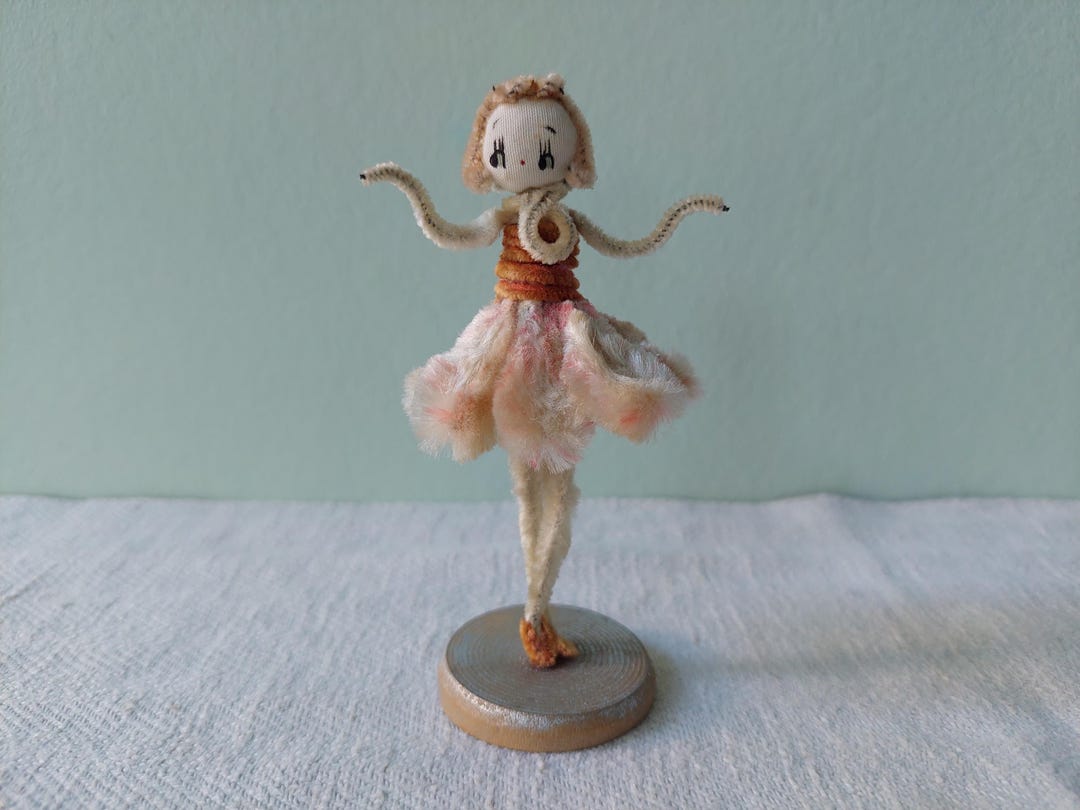 Adorable Rare Chenille Pipe Cleaner Ballet Dancer. Japan, 50's. - Etsy