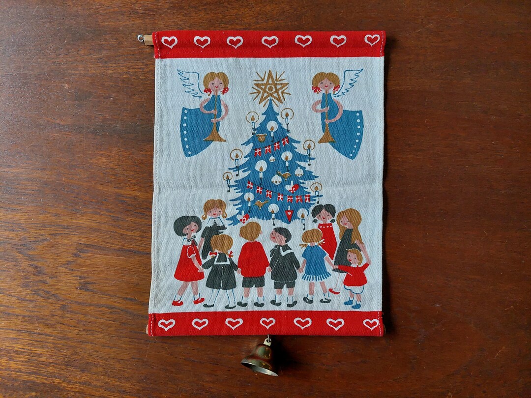 Vintage Jangaard Christmas Bell Wall Hanging Denmark, 70s. - Etsy